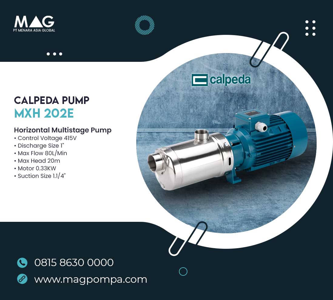 Pompa Calpeda MXH 202E 415V Multistage Pump